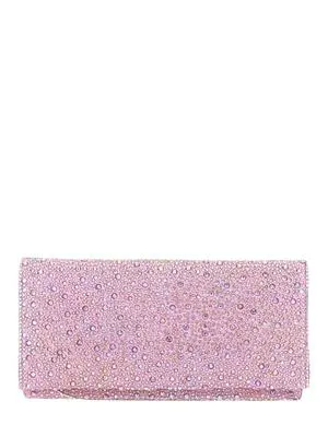 TWENTY FOURHAITCH Siria Rhinestone Embellished Clutch Bag - Pink