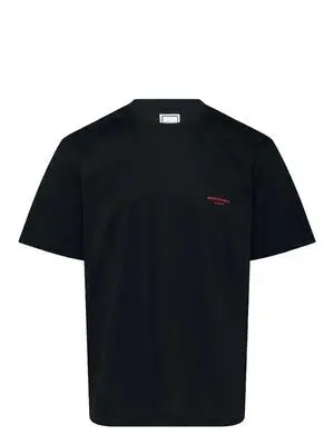 WOOYOUNGMI Logo-embroidered T-shirt - Black