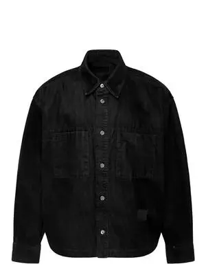 WOOYOUNGMI Chest-pocket Cotton Shirt - Black