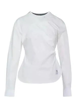 RE CODE Panelled Long-sleeve Top - White