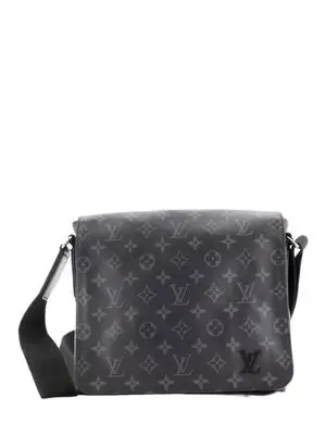 LOUIS VUITTON Louis Vuitton Monogram Eclipse Canvas Messenger Bag PM