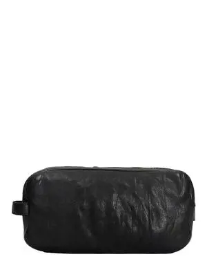 Officine Creative Helmet 054 Leather Clutch Bag - Black