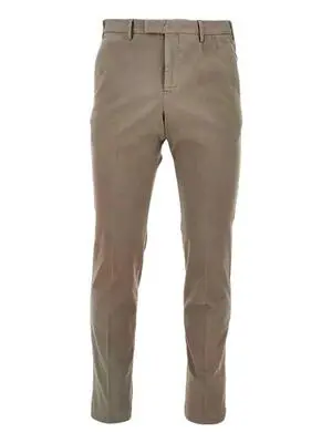 PT TORINO Straight-leg Tailored Trousers - Neutrals