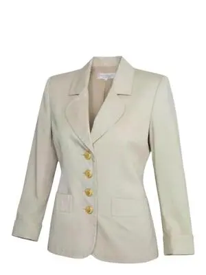 Saint Laurent 1990s Single-breasted Blazer - Neutrals