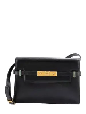 Saint Laurent Manhattan Small Shoulder Bag - Black