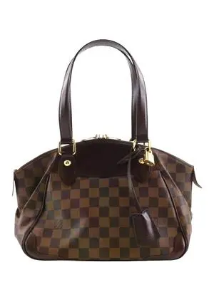 LOUIS VUITTON Damier Ebene Verona Pm Handbag - Brown