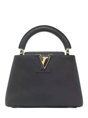LOUIS VUITTON Louis Vuitton Taurillon Capucines Mini Satchel