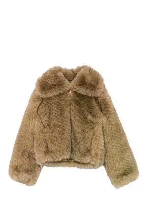 Goldbergh Faux Fur Ski Jacket - Black