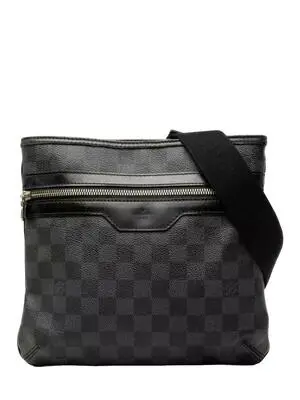 LOUIS VUITTON Damier Graphite Thomas Crossbody Bag - Black