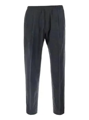 LOW BRAND Tokyo Elasticated-waistband Trousers - Grey
