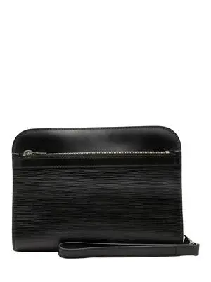 LOUIS VUITTON Epi Pochette Hoche Clutch Bag - Black