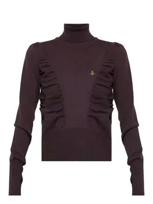 VIVIENNE WESTWOOD Pamela High-neck Jumper - Purple