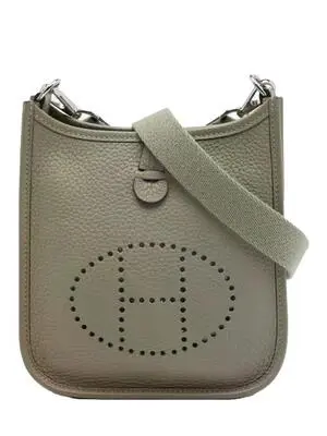 Hermès Clemence Evelyne Tpm 16 Crossbody Bag - Grey