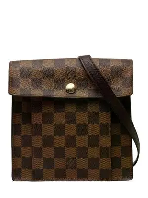LOUIS VUITTON Damier Ebene Pimlico Crossbody Bag - Brown