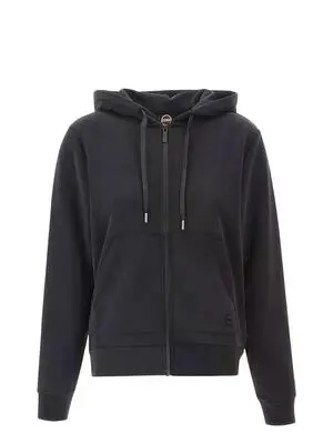 COLMAR Zip-up Drawstring Hoodie - Black