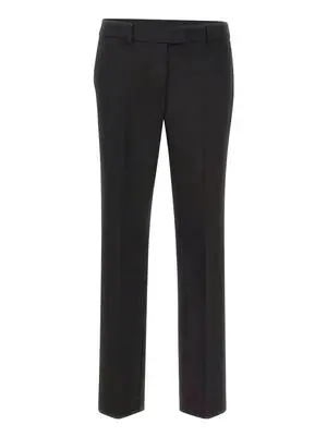Marella Straight-leg Tailored Trousers - Black