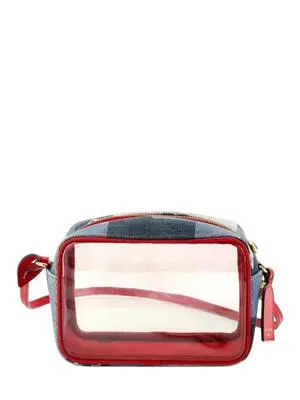 LOUIS VUITTON Louis Vuitton Damier And Monogram Patchwork Denim Shoulder Bag
