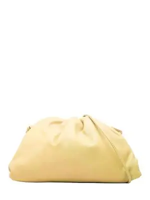 Bottega Veneta The Mini Pouch Crossbody Bag In Lambskin - Yellow
