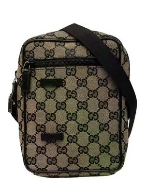 Gucci Gg Canvas Crossbody Bag - Neutrals