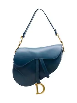 Dior Gradient Calfskin Saddle Bag - Blue