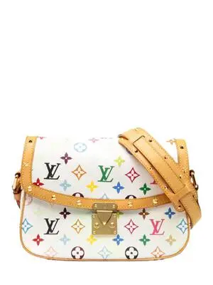 LOUIS VUITTON Monogram Multicolore Sologne Crossbody Bag - White