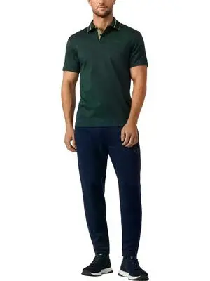 HACKETT LONDON Tipped Cotton Polo Shirt - Green