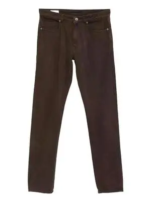 Incotex Straight-leg Five-pocket Trousers - Brown