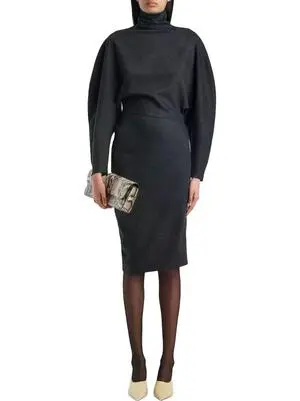 Khaite KHAITE Harlin Dress Grey