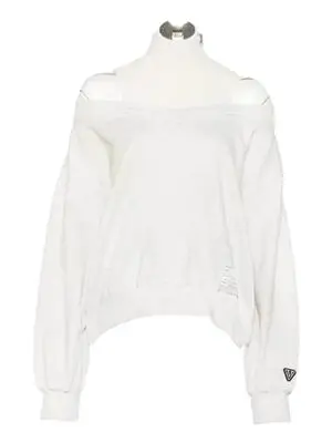 Mihara Yasuhiro Cold-shoulder Sweater - Grey