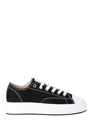 ARNE Homerun Canvas Low-top Trainers - Blk/white