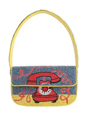 Staud Tommy Beaded Shoulder Bag - Hotline