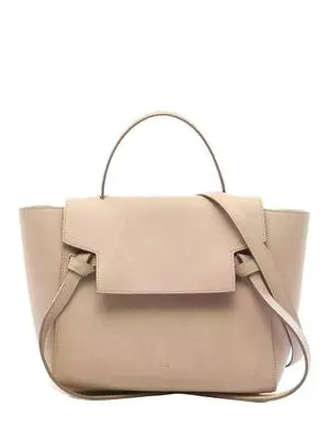 Celine Micro Grained Calfskin Belt Bag Satchel - Neutrals