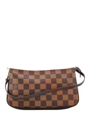 LOUIS VUITTON Navona Pochette Accessoires Damier Clutch Bag - Brown