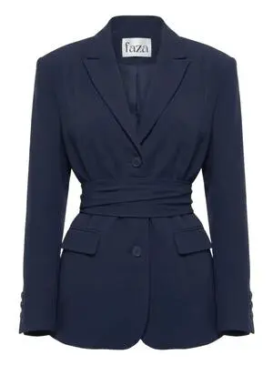 FAZA ATELIER Faza Atelier The Aurora Tailored Oversized Blazer With Belt