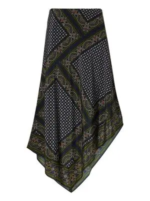 Veronica Beard Hartley Paisley-print Silk-blend Maxi Skirt - Multi