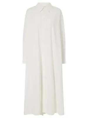 KALLMEYER Bayla Cotton-poplin Maxi Shirt Dress - Neutrals
