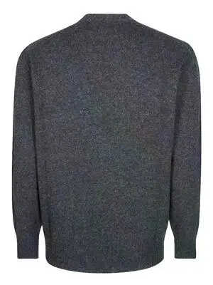AMARANTO Gc Rotture Crew-neck Sweater - Grey