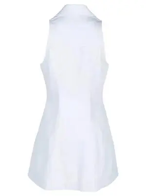 MATTHEW BRUCH Matthew Bruch Sleeveless Button-Up Mini Dress