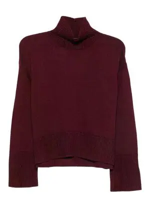 DONDUP Wool Roll Neck Sweater - Red