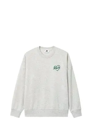 CHOCOOLATE Graphic Print Cotton Sweatshirt - Grey