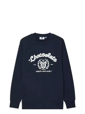 CHOCOOLATE Logo Print Sweatshirt - Blue