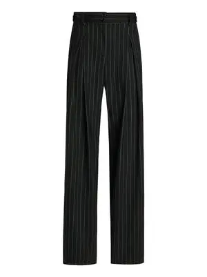 Dolce & Gabbana Pinstriped Wool Trousers - Multicolor