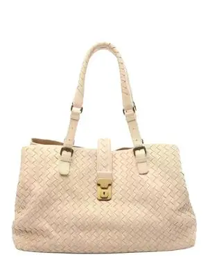 Bottega Veneta 2000s Intrecciato Tote Bag - Neutrals