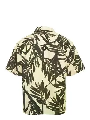 Jacquemus Foliage-print Bowling Shirt - Neutrals