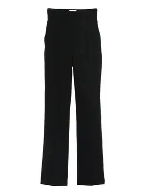 Elisabetta Franchi Tailored Pressed-crease Trousers - Black