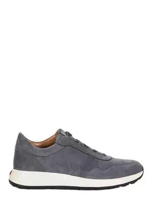 TOD'S Suede Lace-up Sneakers - Grey
