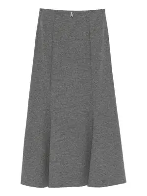 Patrizia Pepe A-line Maxi Skirt - Grey