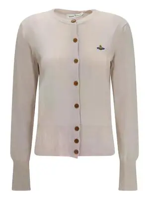 VIVIENNE WESTWOOD Embroidered Cardigan - Neutrals