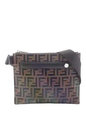 Fendi Zucca Pattern Shoulder Bag - Brown