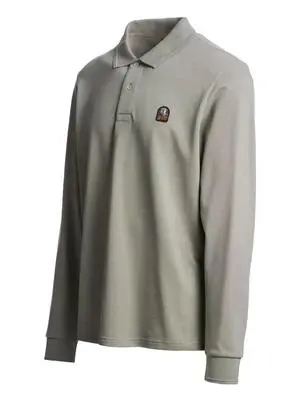 PARAJUMPERS Kerrobert Long-sleeve Polo Shirt - Grey